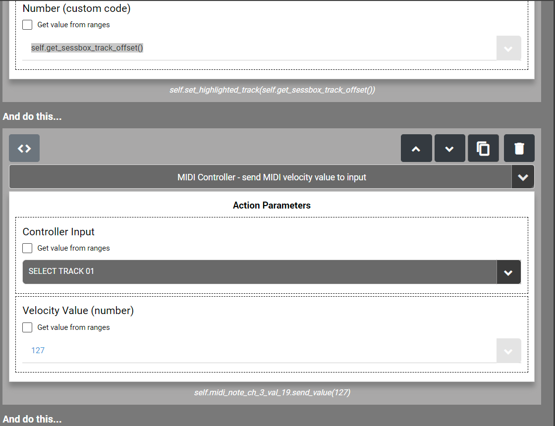 DO LED FEEDBACK ON OR OFF ONLY ON HIGHLIGHTED TRACK